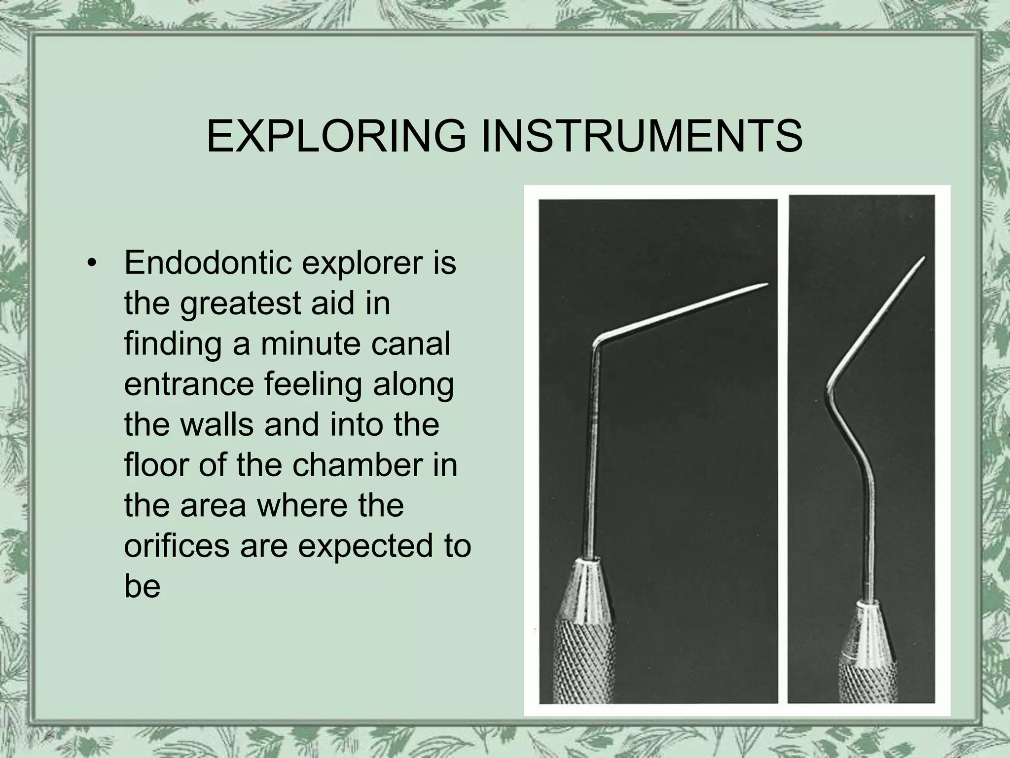 CLASSIFICATION OF ENDO INSTRUMENTS | PPT