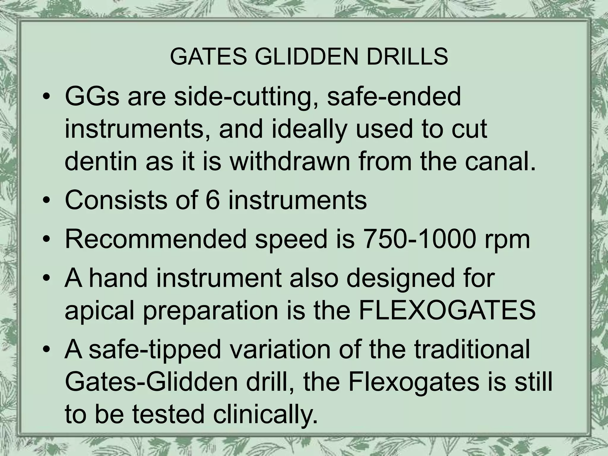 CLASSIFICATION OF ENDO INSTRUMENTS | PPT