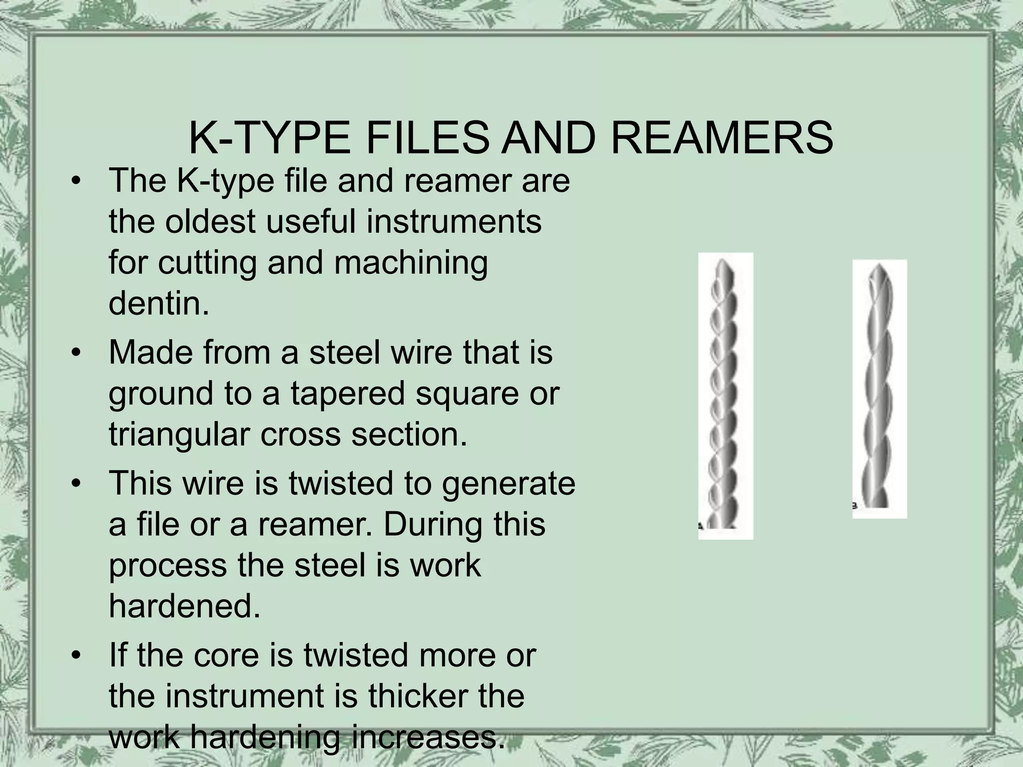 CLASSIFICATION OF ENDO INSTRUMENTS | PPT