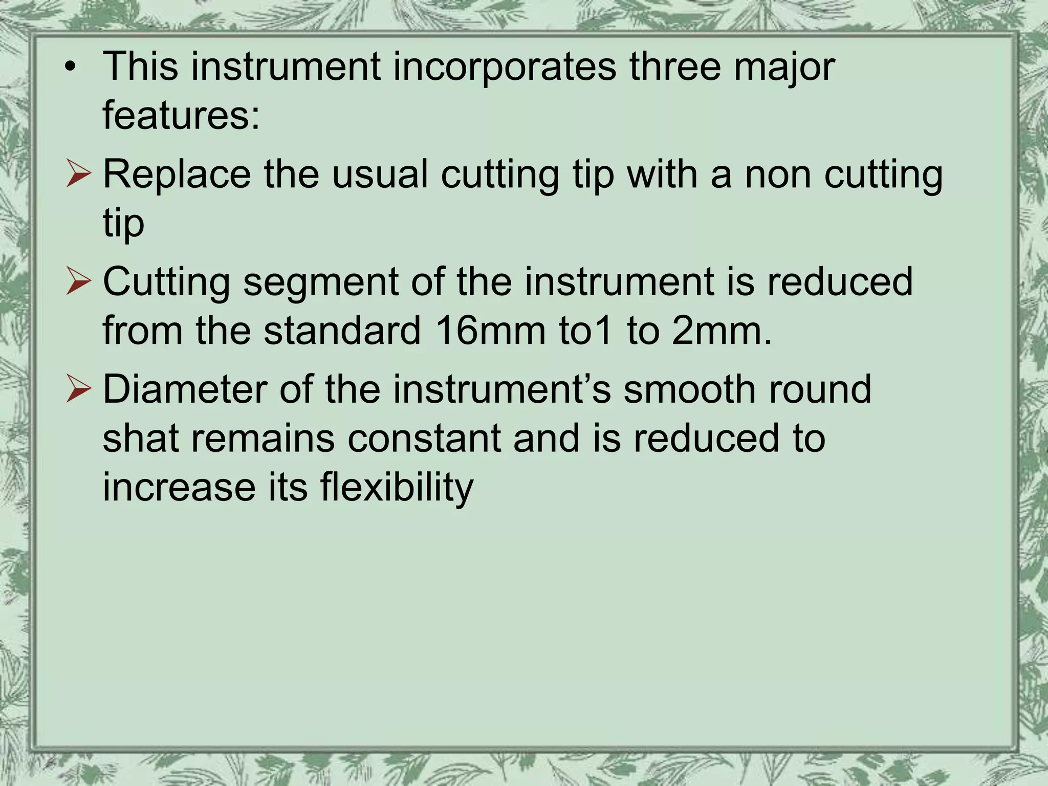 CLASSIFICATION OF ENDO INSTRUMENTS | PPT