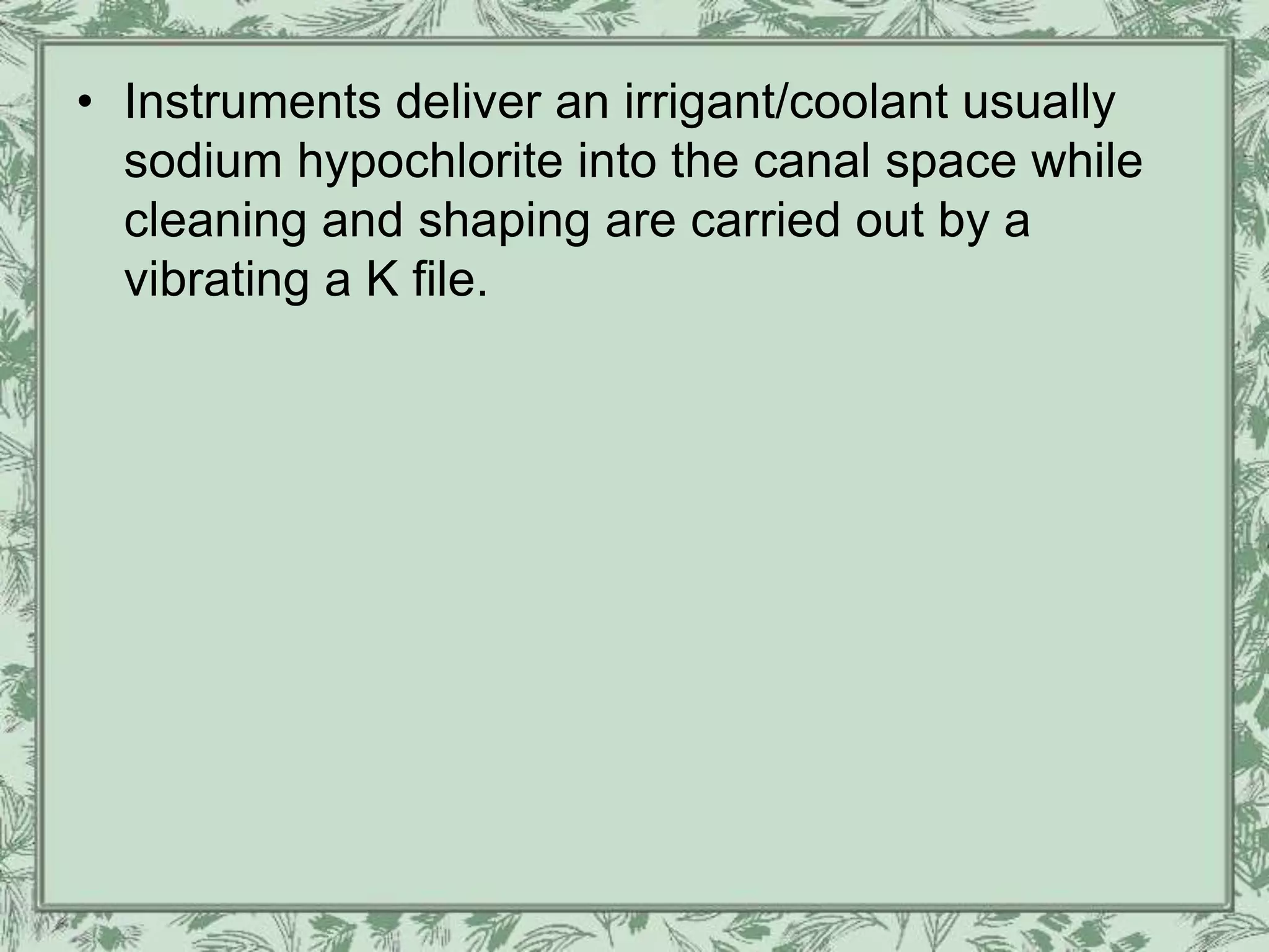 CLASSIFICATION OF ENDO INSTRUMENTS | PPT