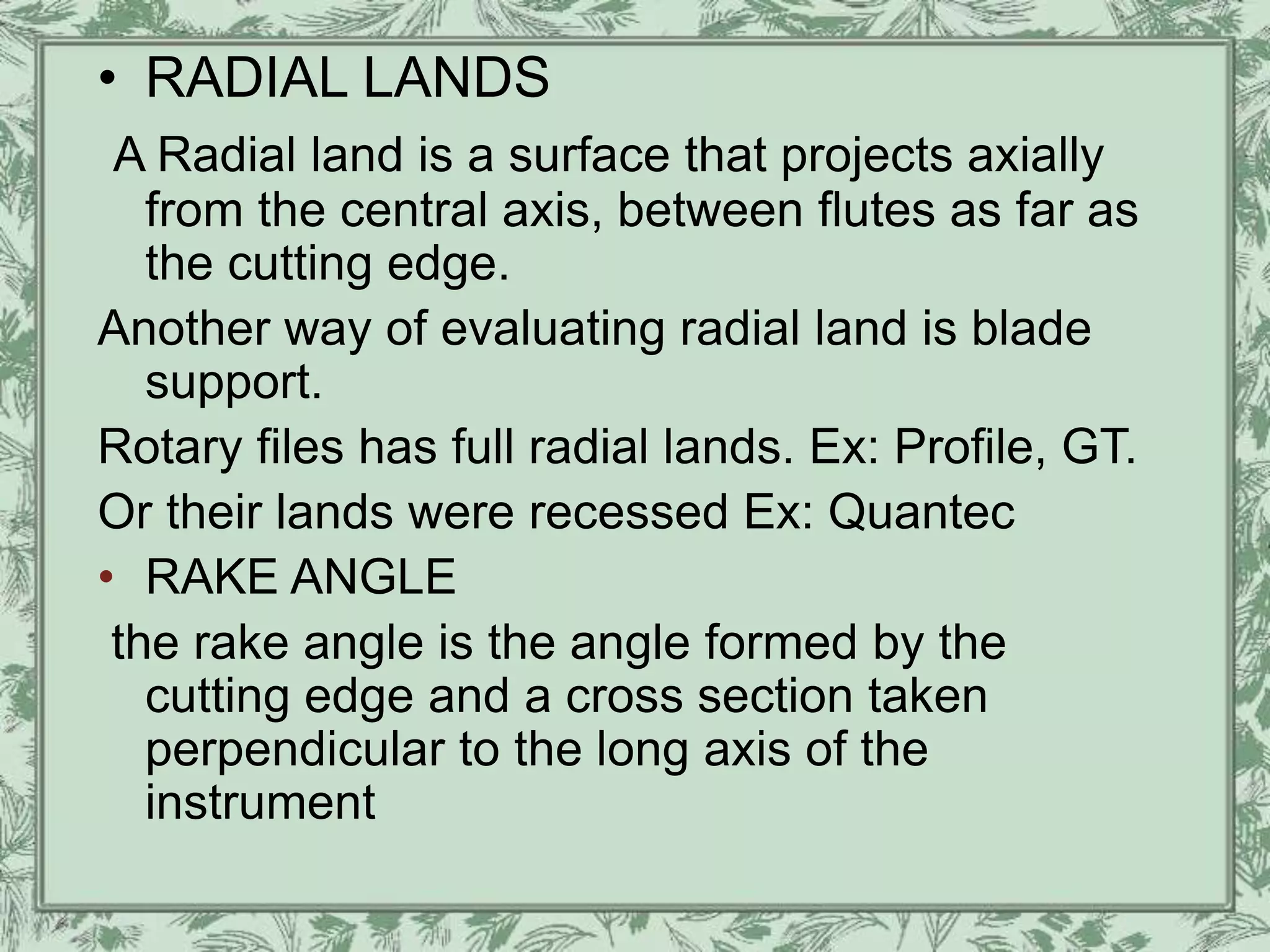 CLASSIFICATION OF ENDO INSTRUMENTS | PPT