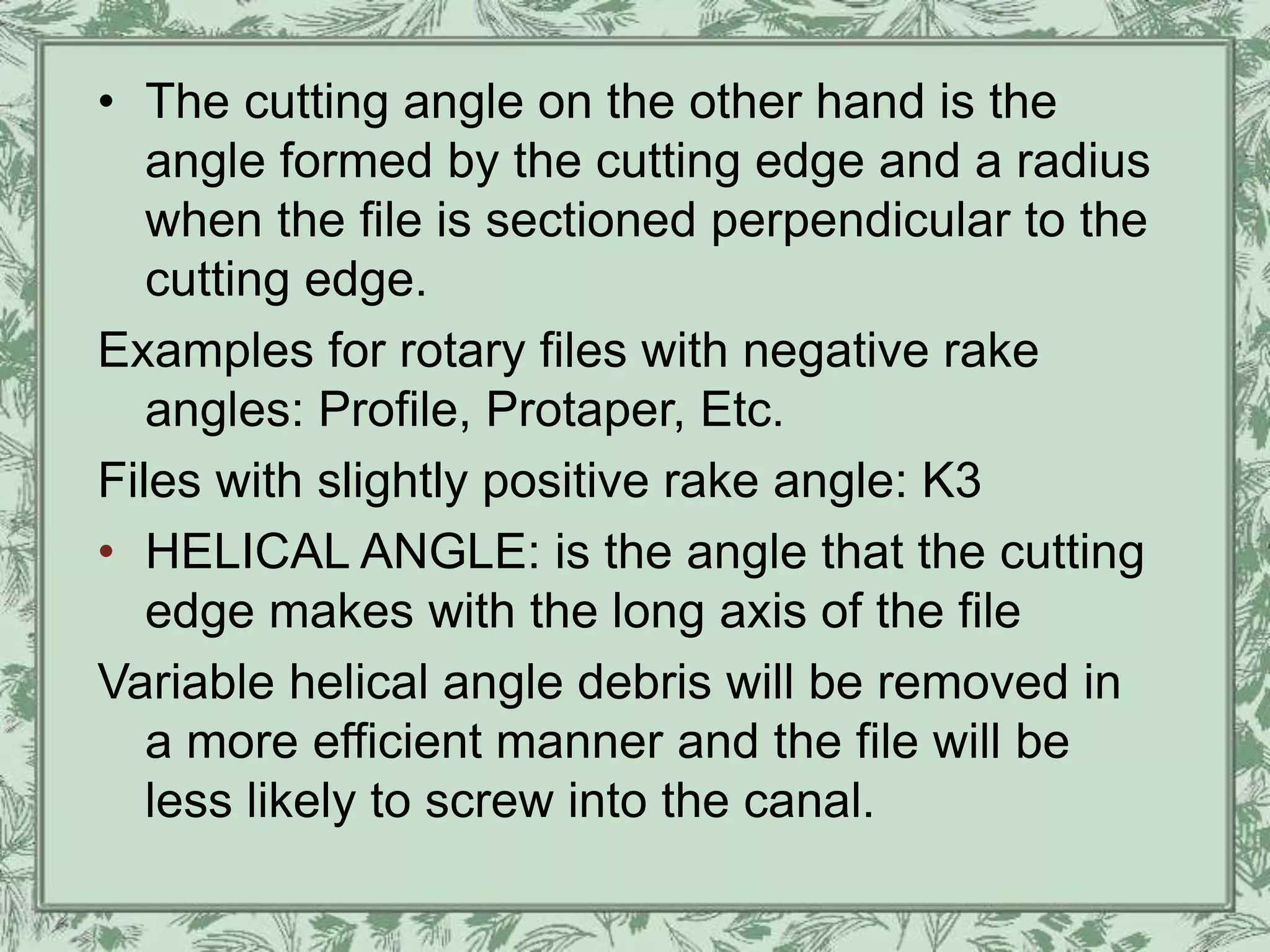 CLASSIFICATION OF ENDO INSTRUMENTS | PPT