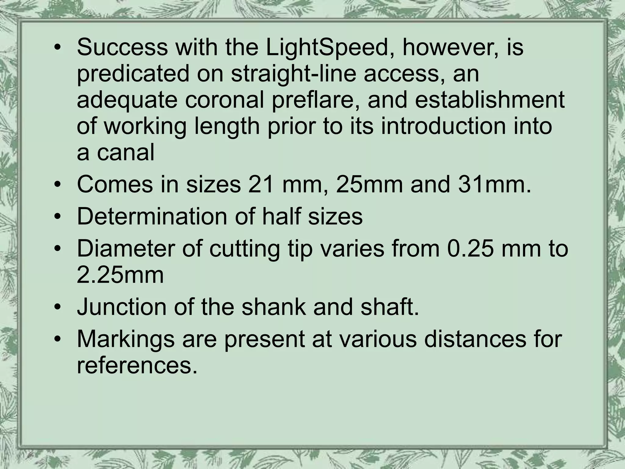 CLASSIFICATION OF ENDO INSTRUMENTS | PPT