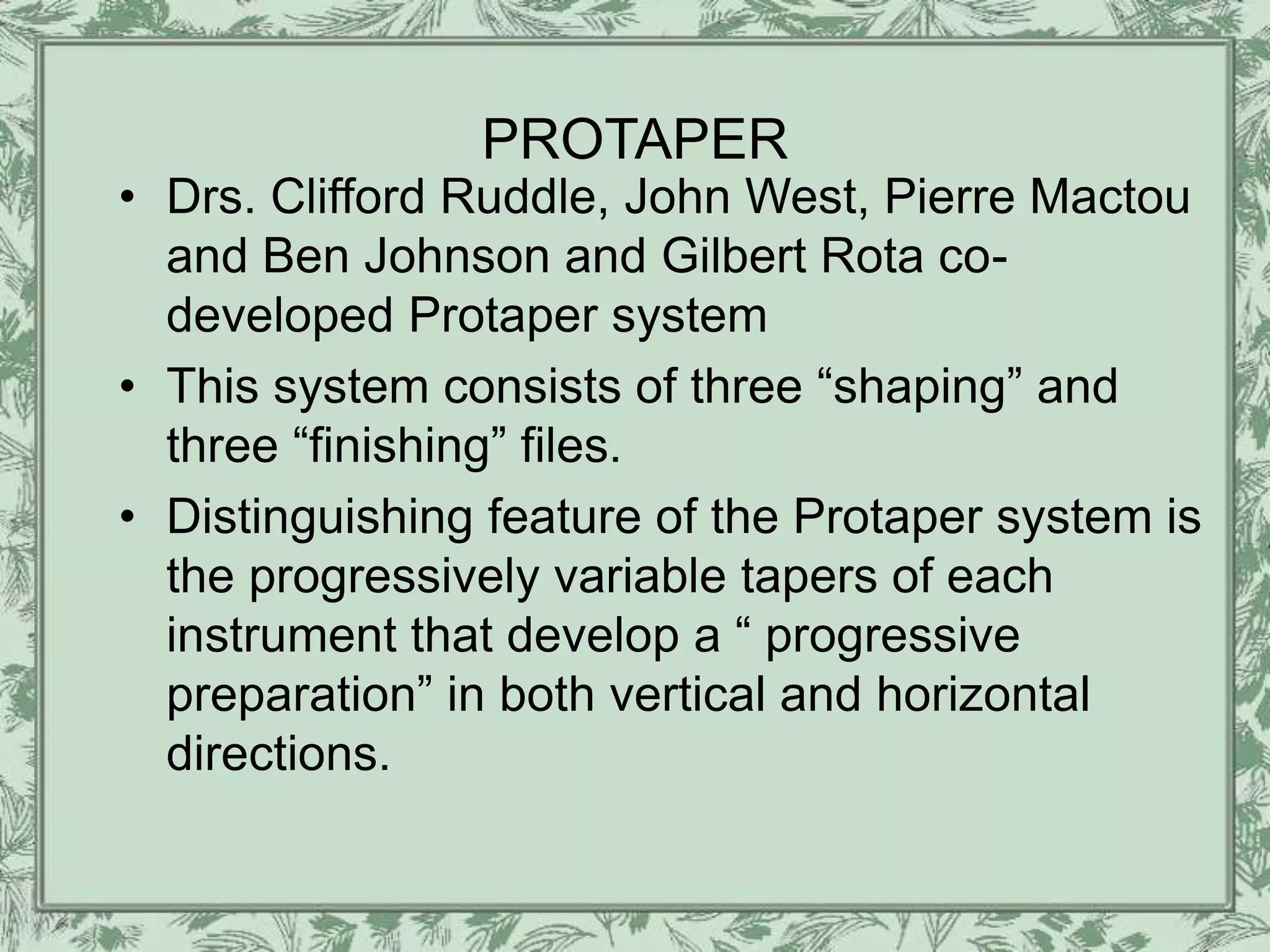 CLASSIFICATION OF ENDO INSTRUMENTS | PPT