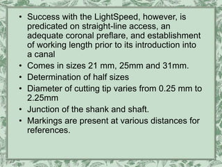 CLASSIFICATION OF ENDO INSTRUMENTS | PPT