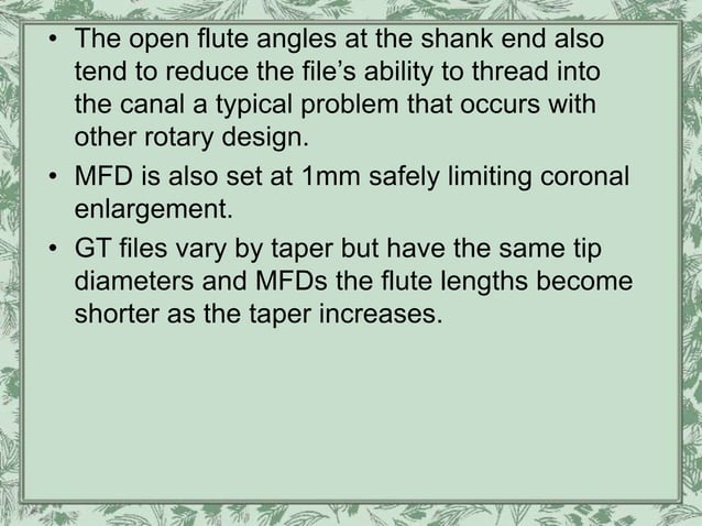 CLASSIFICATION OF ENDO INSTRUMENTS | PPT