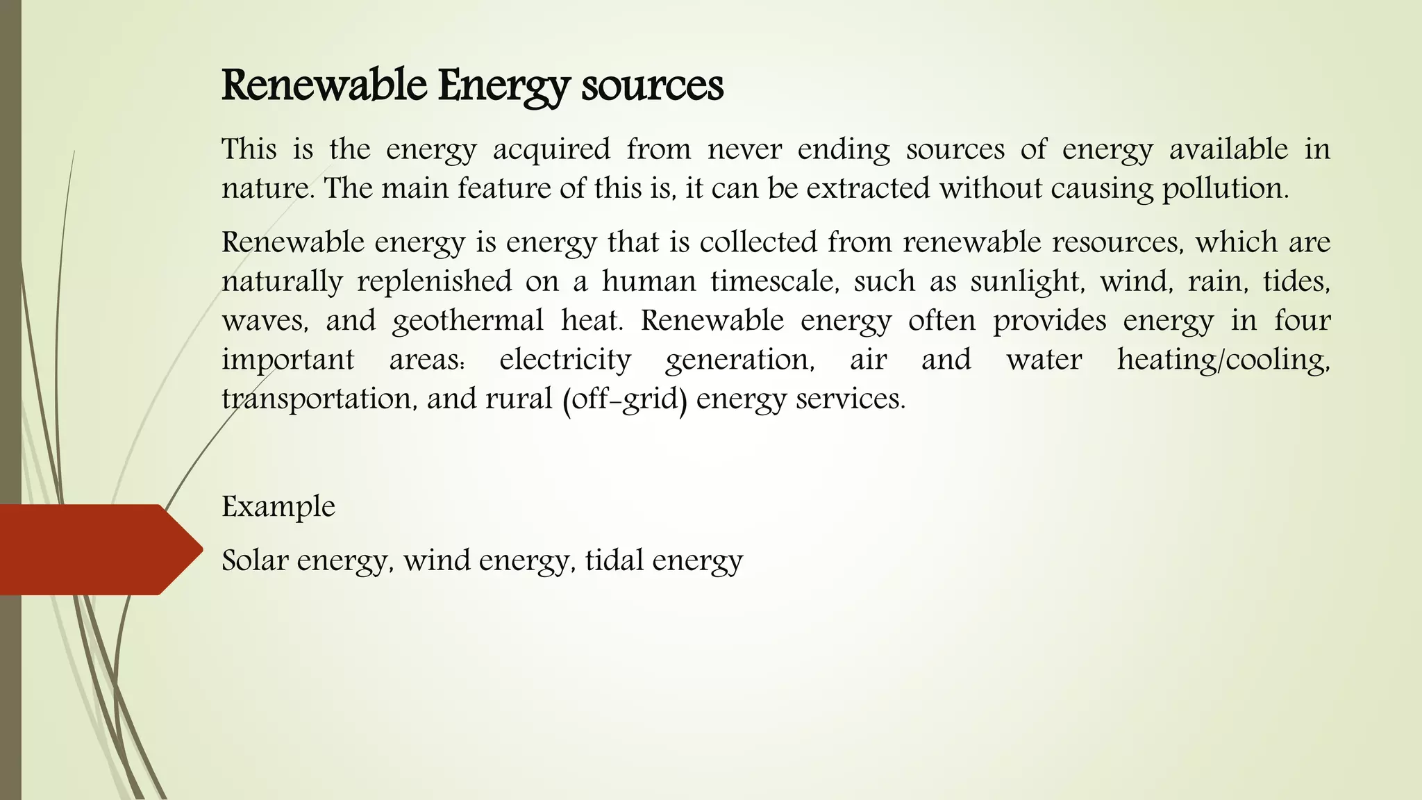 Classification of energy | PPTX