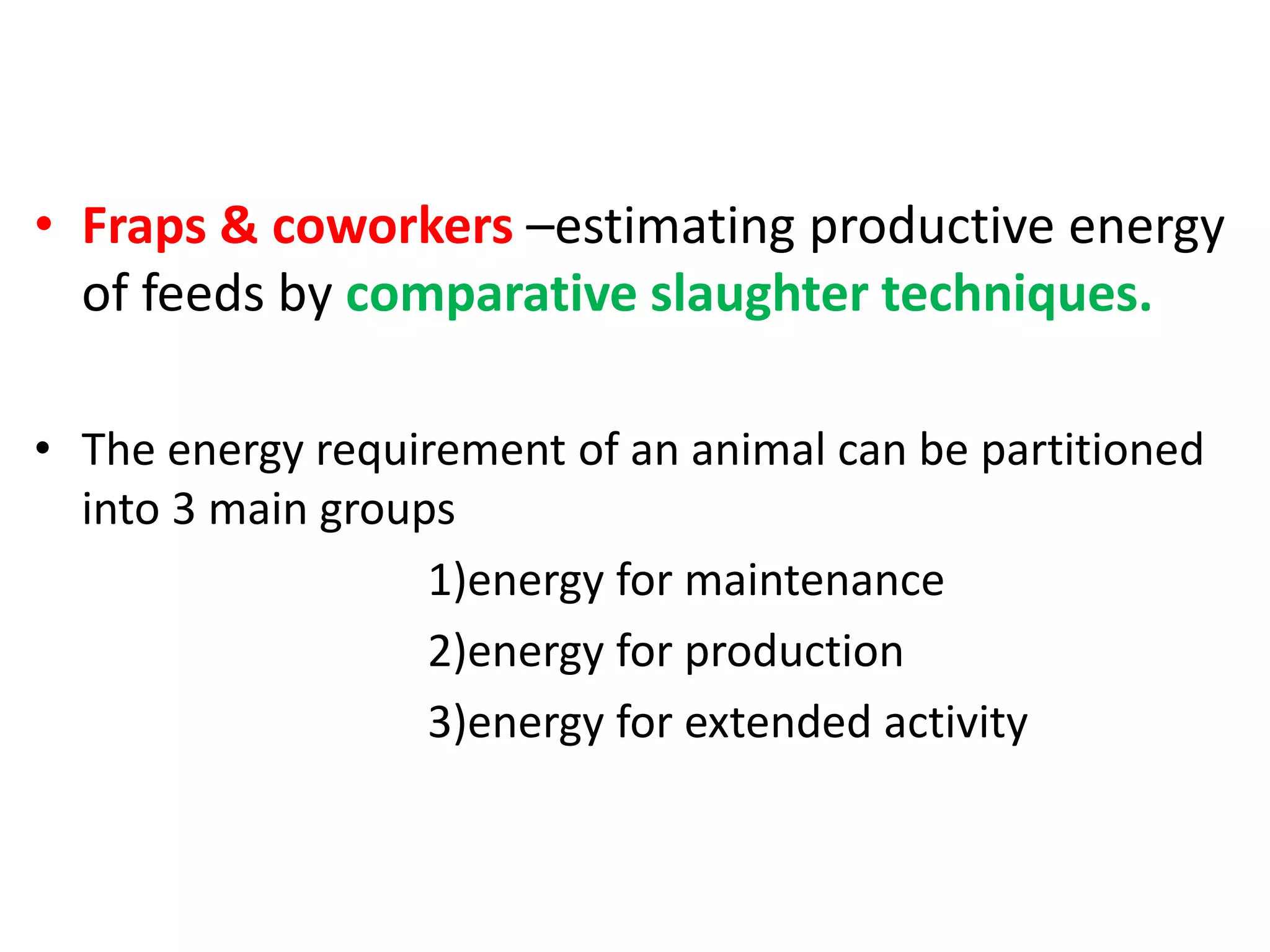 Classification of energy related to poultry | PPTX