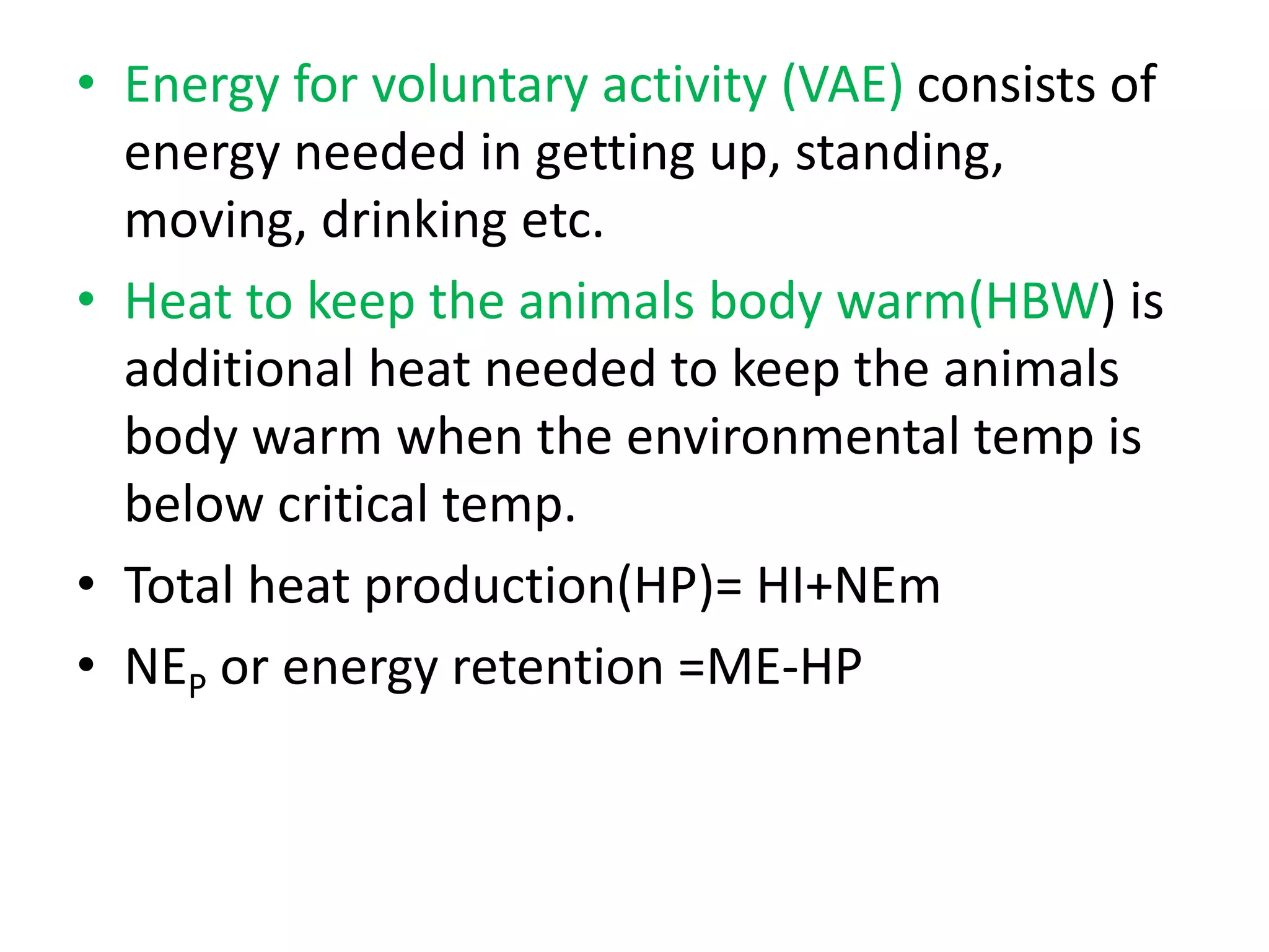 Classification of energy related to poultry | PPTX
