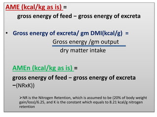 Classification of energy related to poultry | PPTX