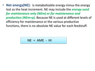 Classification of energy related to poultry | PPTX