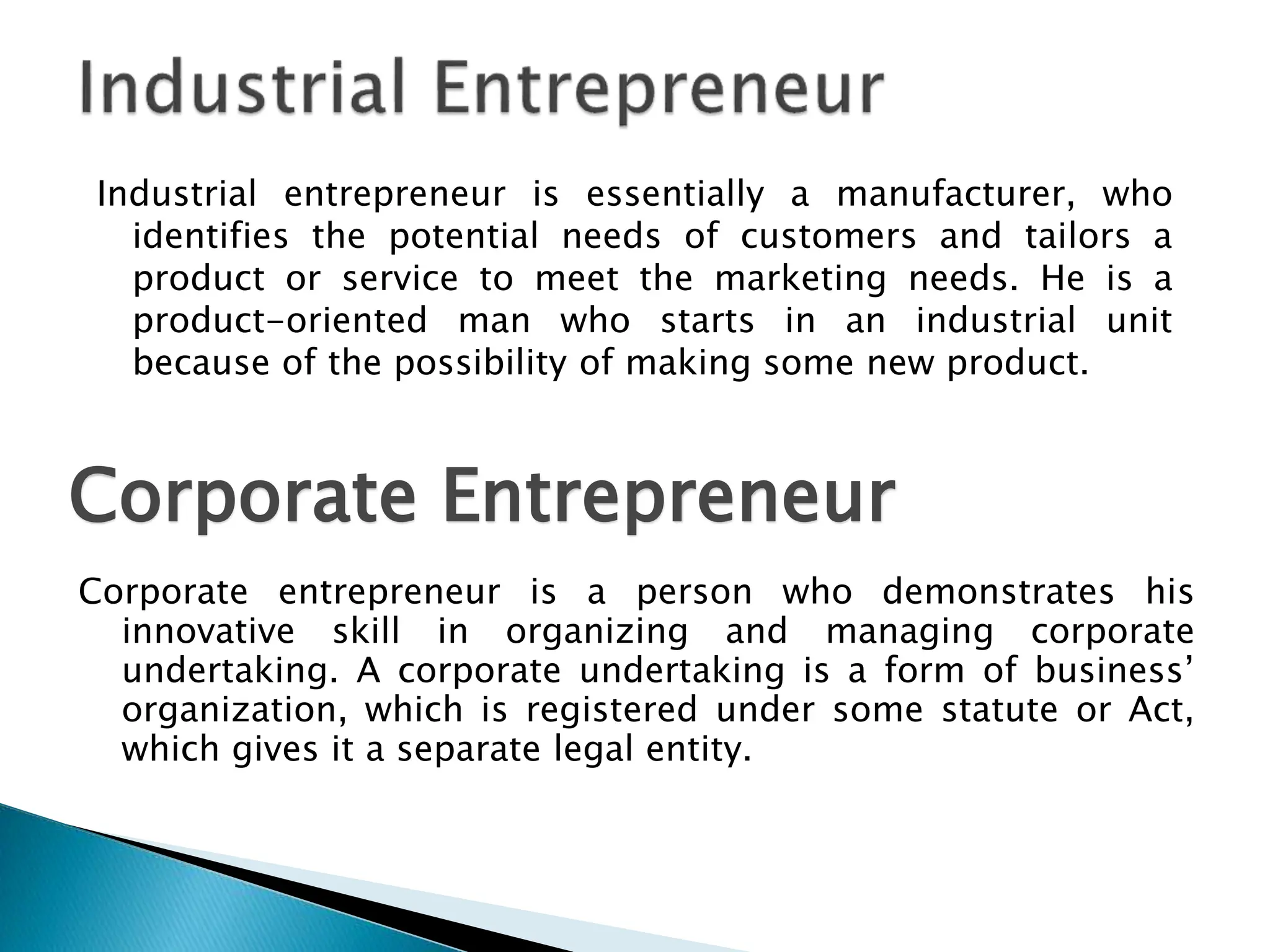 Classification of Entrepreneurs and its importance | PPT