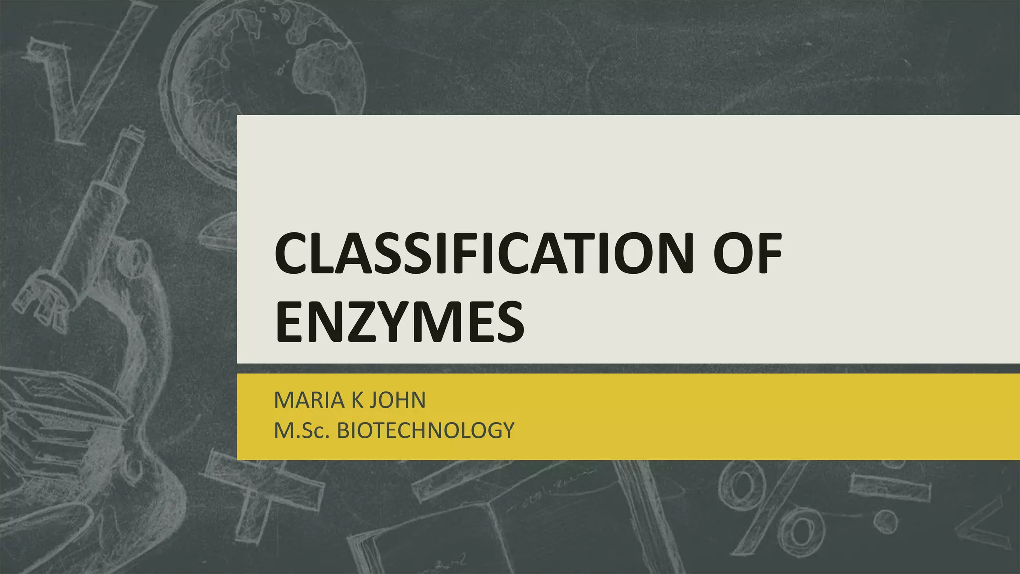 Classification of enzymes | PPTX