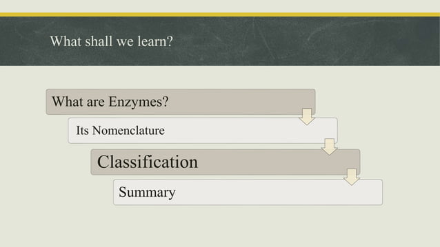 Classification of enzymes | PPTX