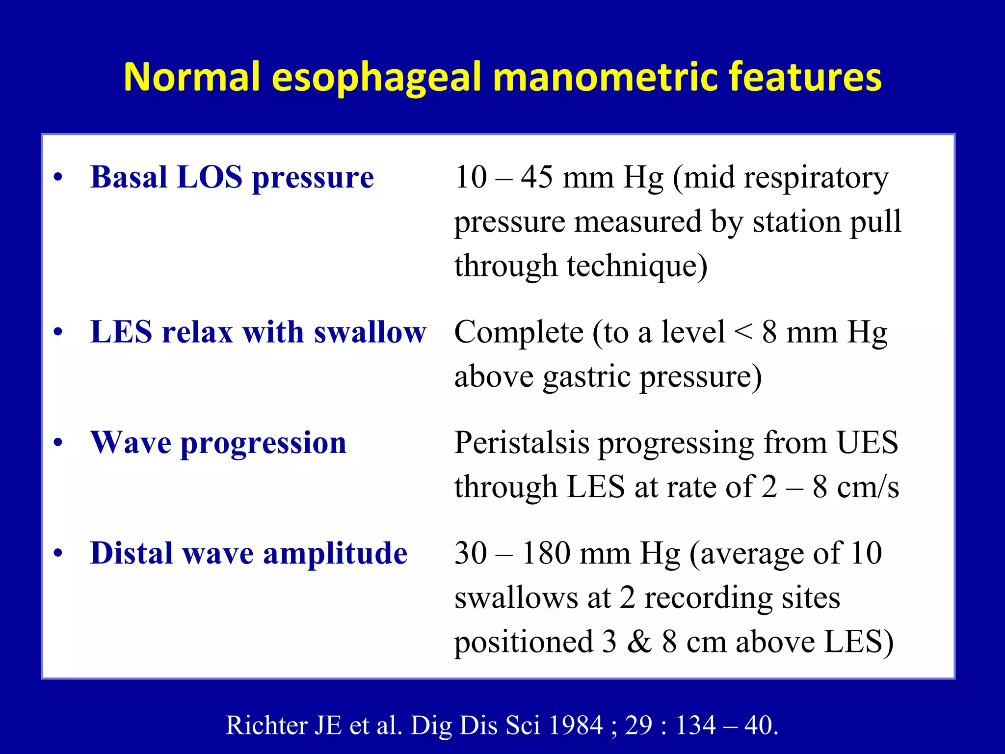 Classification of esophageal motility disorders | PPT