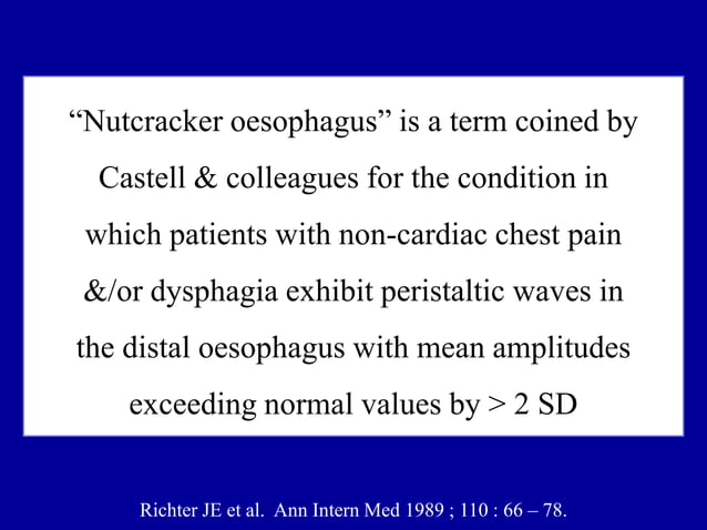 Classification of esophageal motility disorders | PPTX | Digestive ...