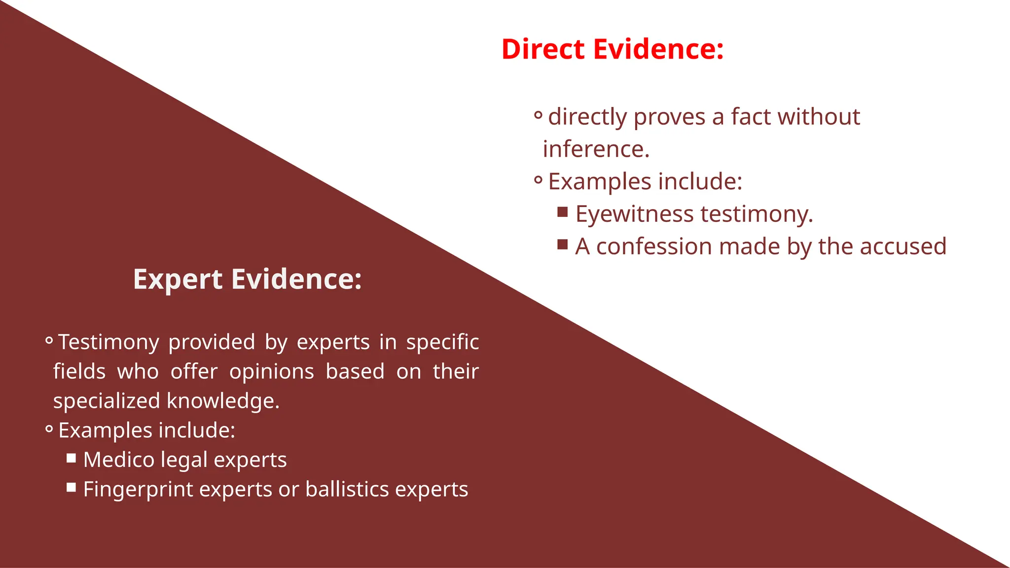 Classification of evidence in Forensic Science.pptx