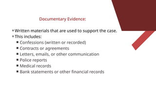 Classification of evidence in Forensic Science.pptx