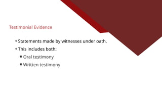 Classification of evidence in Forensic Science.pptx