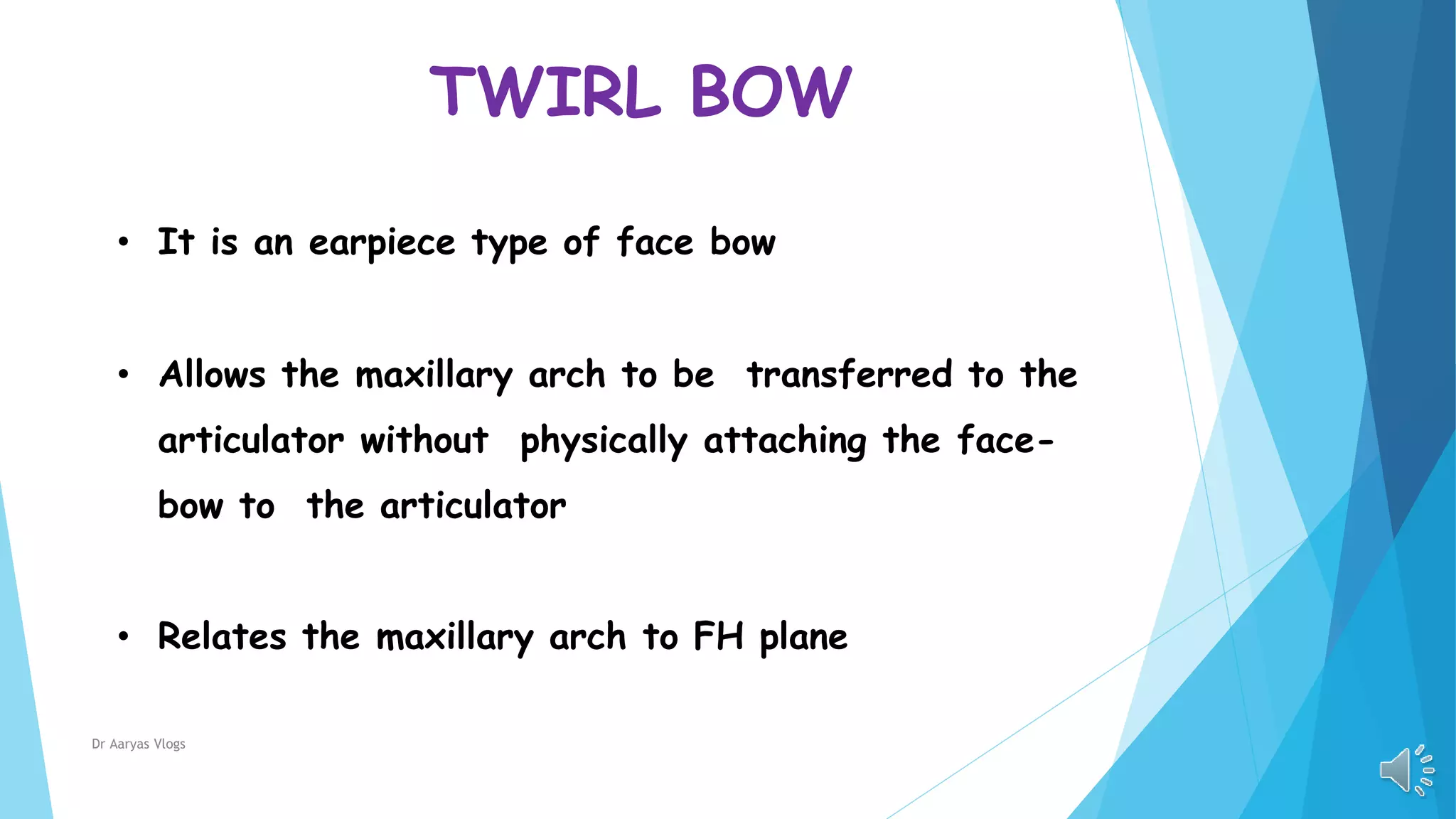 Classification of facebow | PPTX