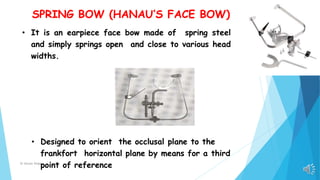 Classification of facebow | PPTX