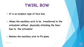 Classification of facebow | PPTX
