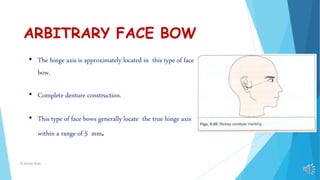Classification of facebow | PPTX
