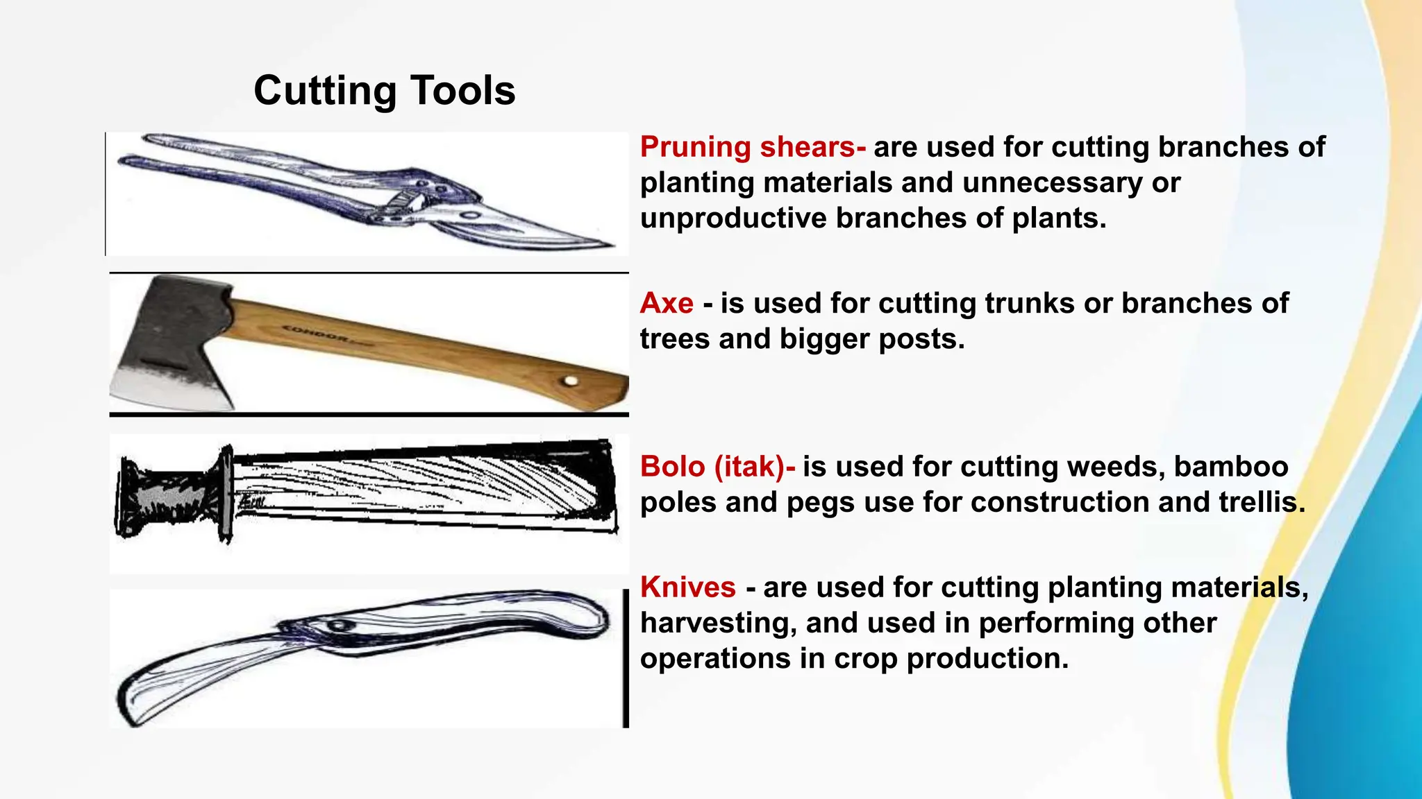 CLASSIFICATION OF FARM TOOLS- TLE Agricrops Production.pptx