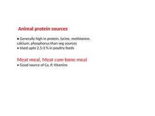 classification of feed stuffs Animal Nutrition | PPTX