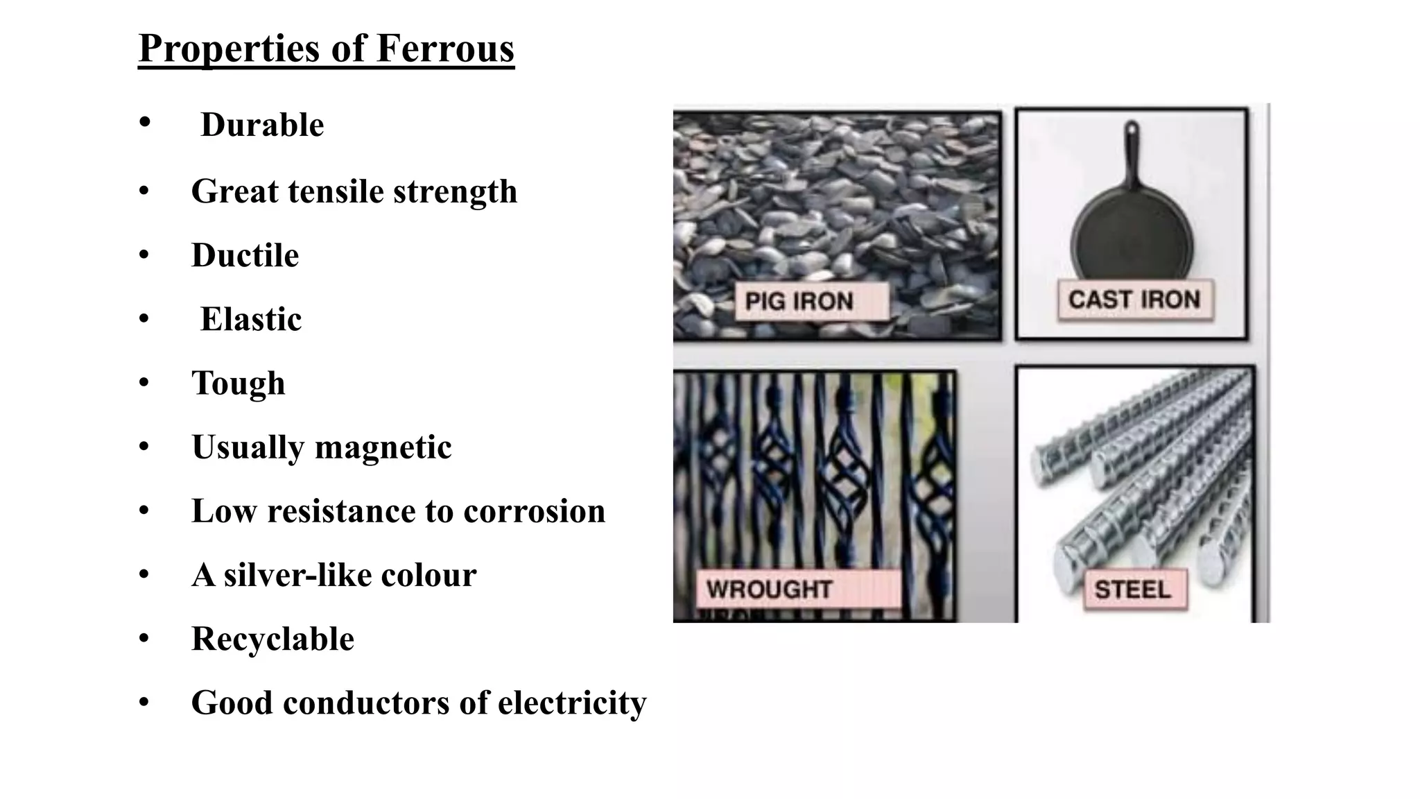 Classification of ferrous materials | PDF