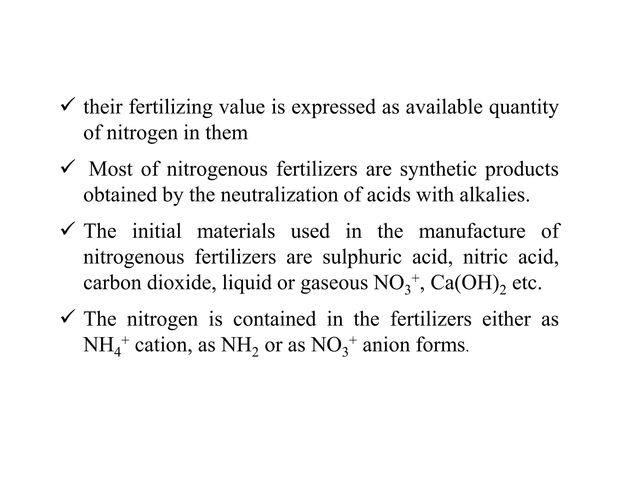 Classification of fertilizers | PDF