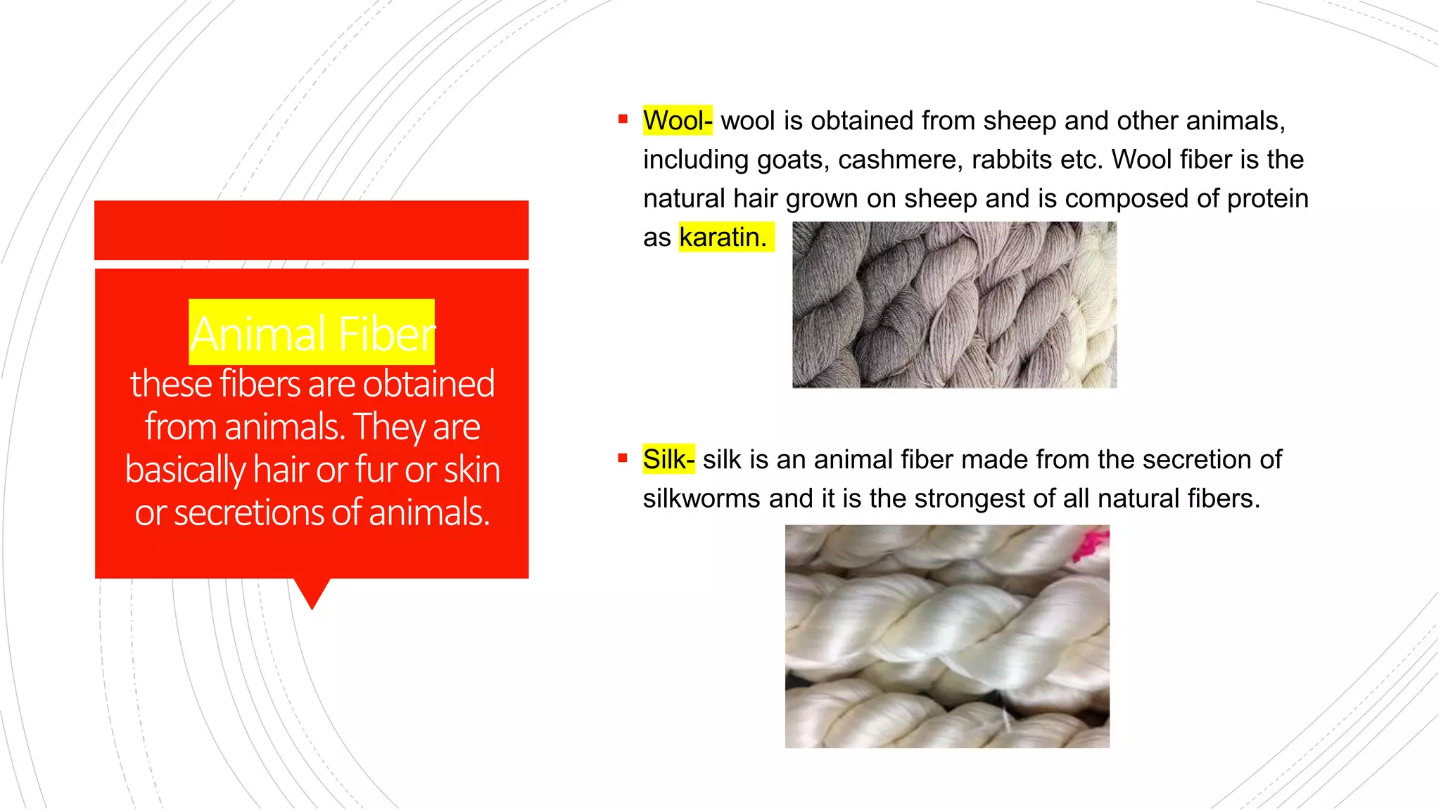 Classification of fibers | PPTX