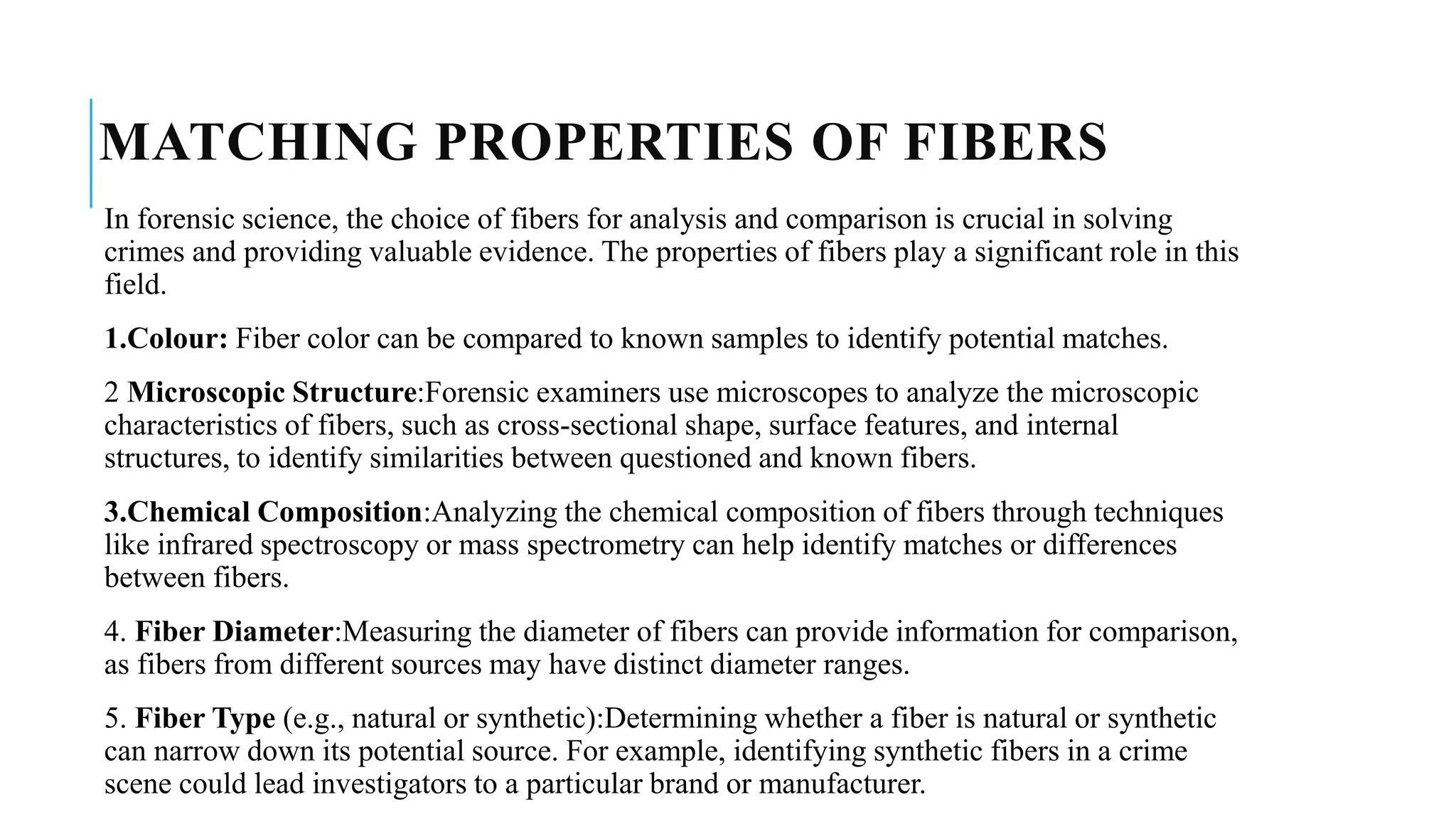 Classification of fibers and their matching properties.pptx | Chemistry ...