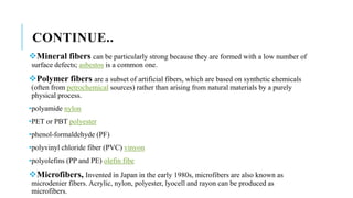 Classification of fibers and their matching properties.pptx