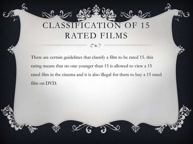 Classification of films | PPT