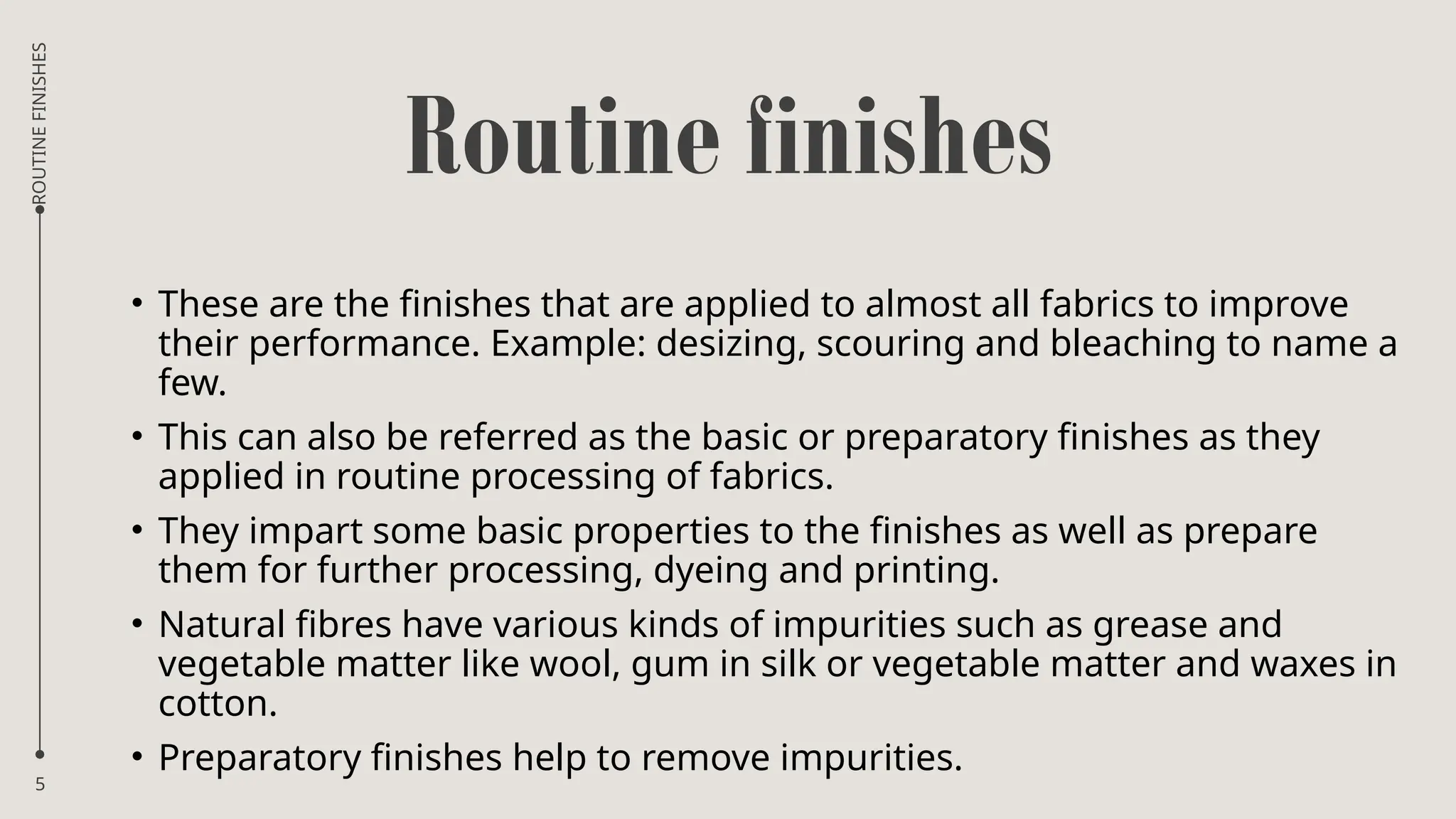 classification of finishes, types, explanation | PPTX