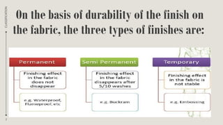 classification of finishes, types, explanation | PPTX
