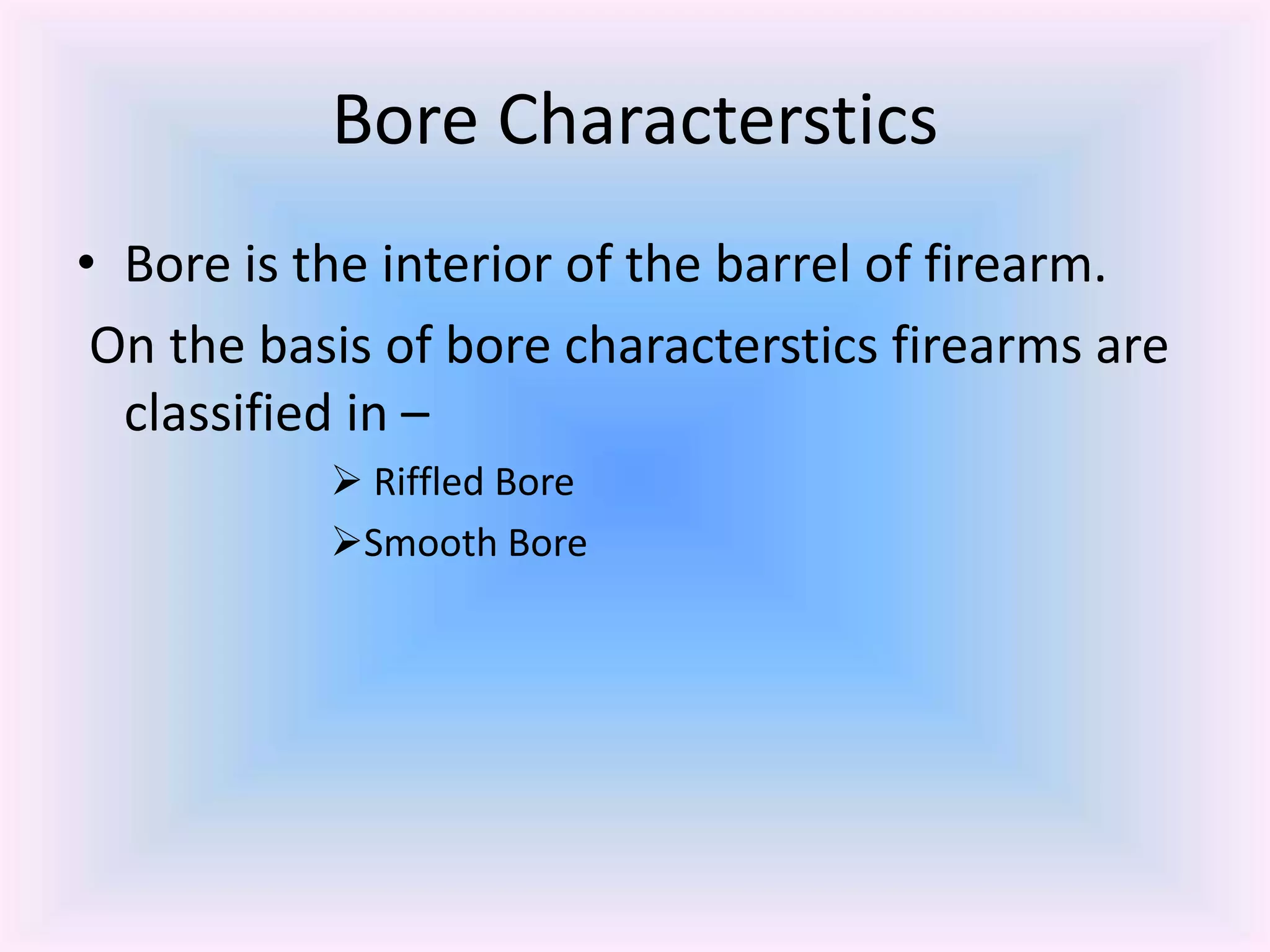 Classification of firearms | PPTX