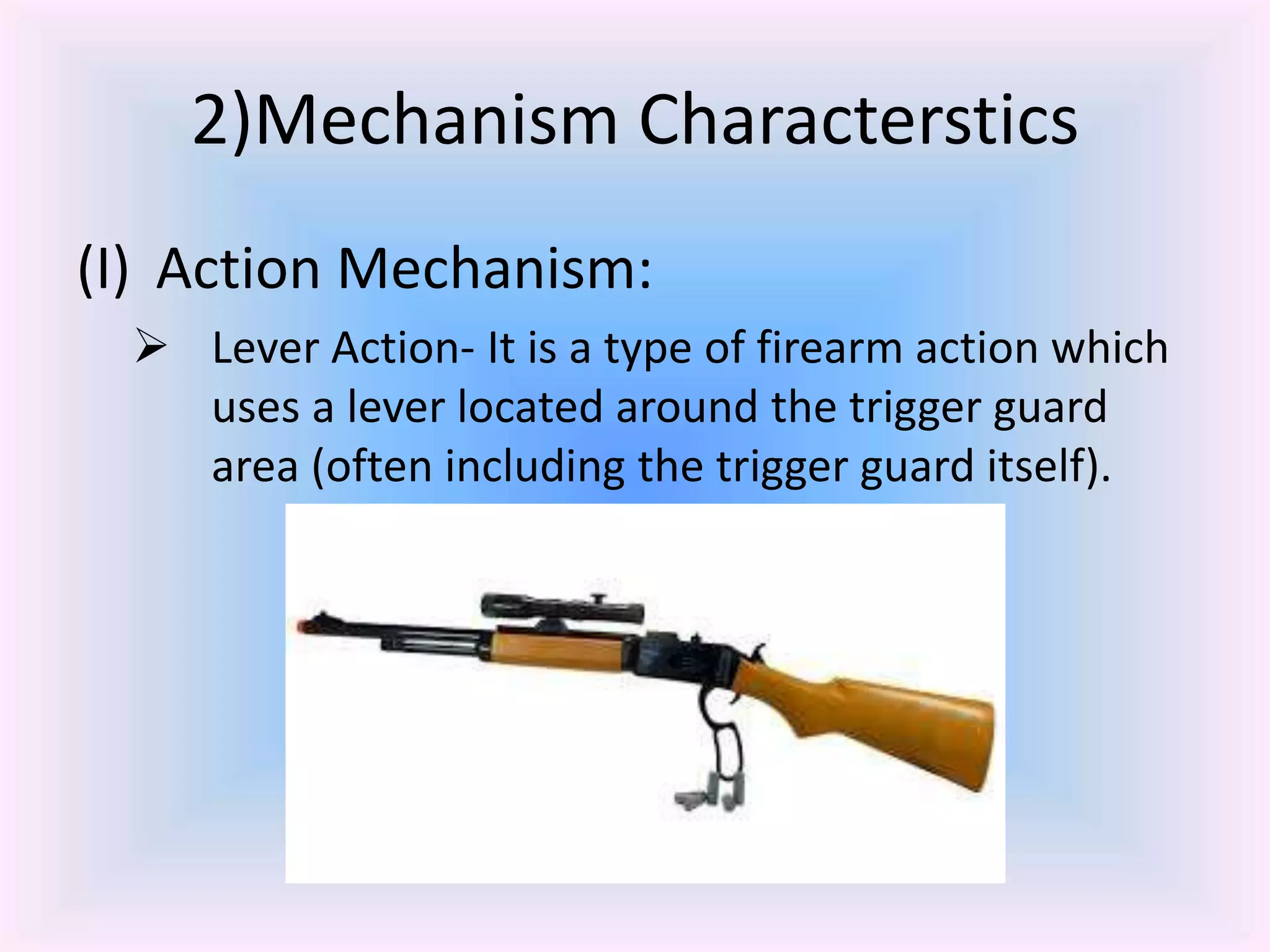 Classification of firearms | PPTX