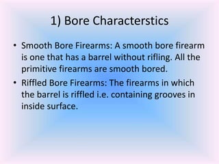 Classification of firearms | PPTX