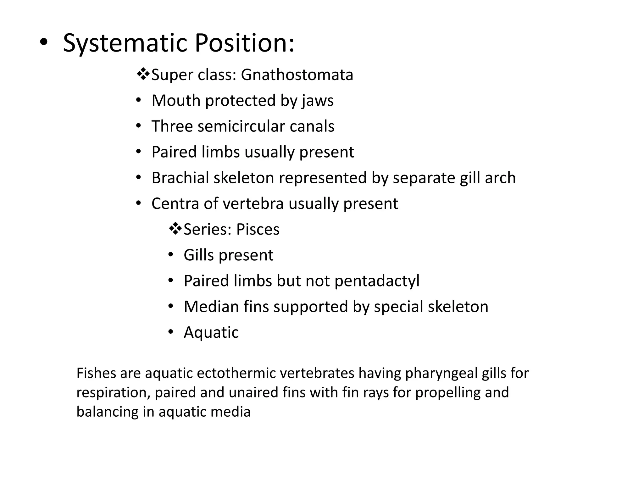Classification of fishes | PPTX