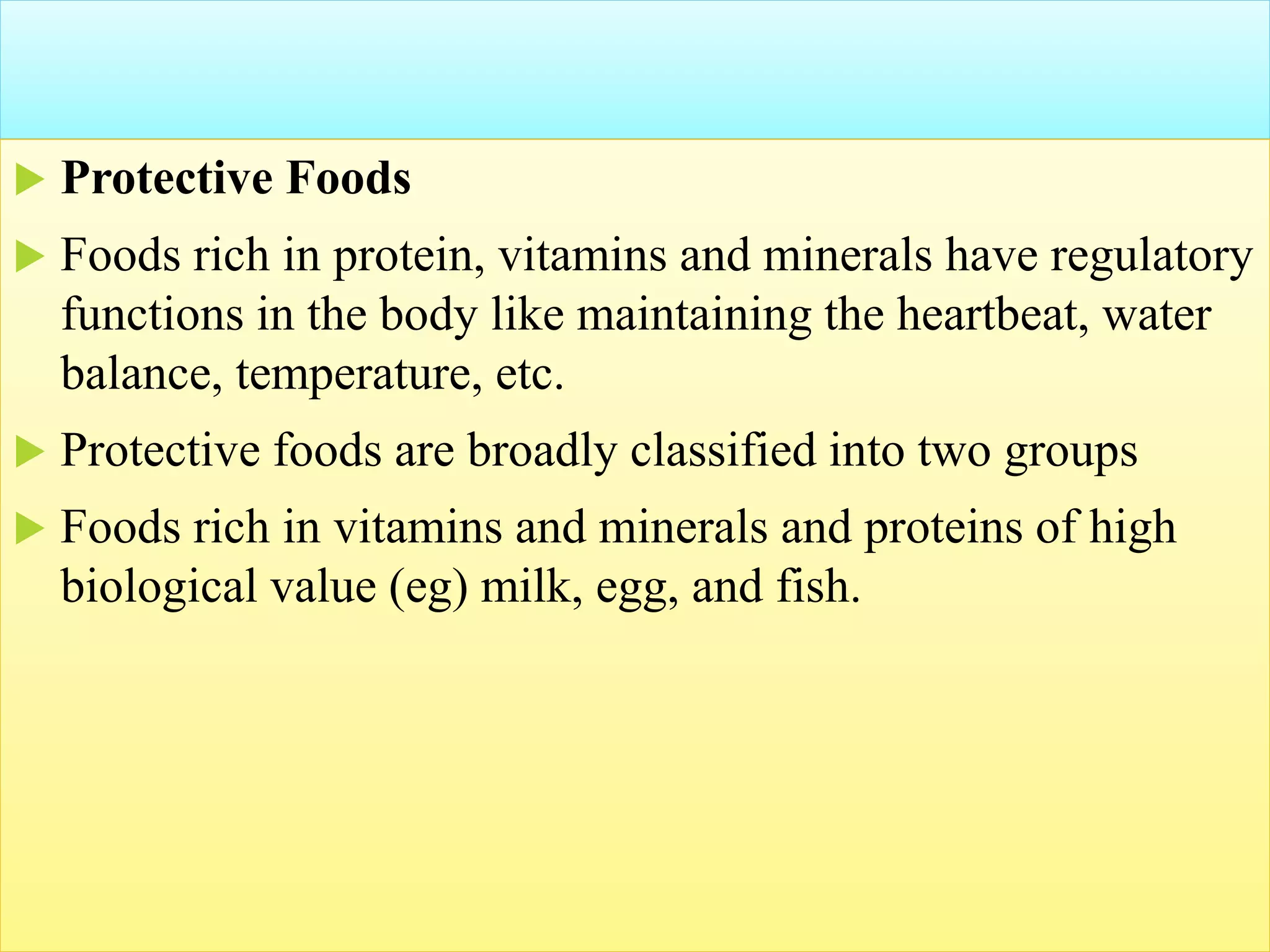 Classification of food | PPTX