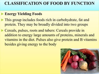 Classification of food | PPTX