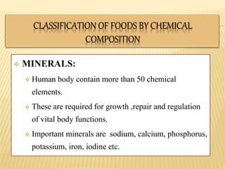 Classification of food | PPTX