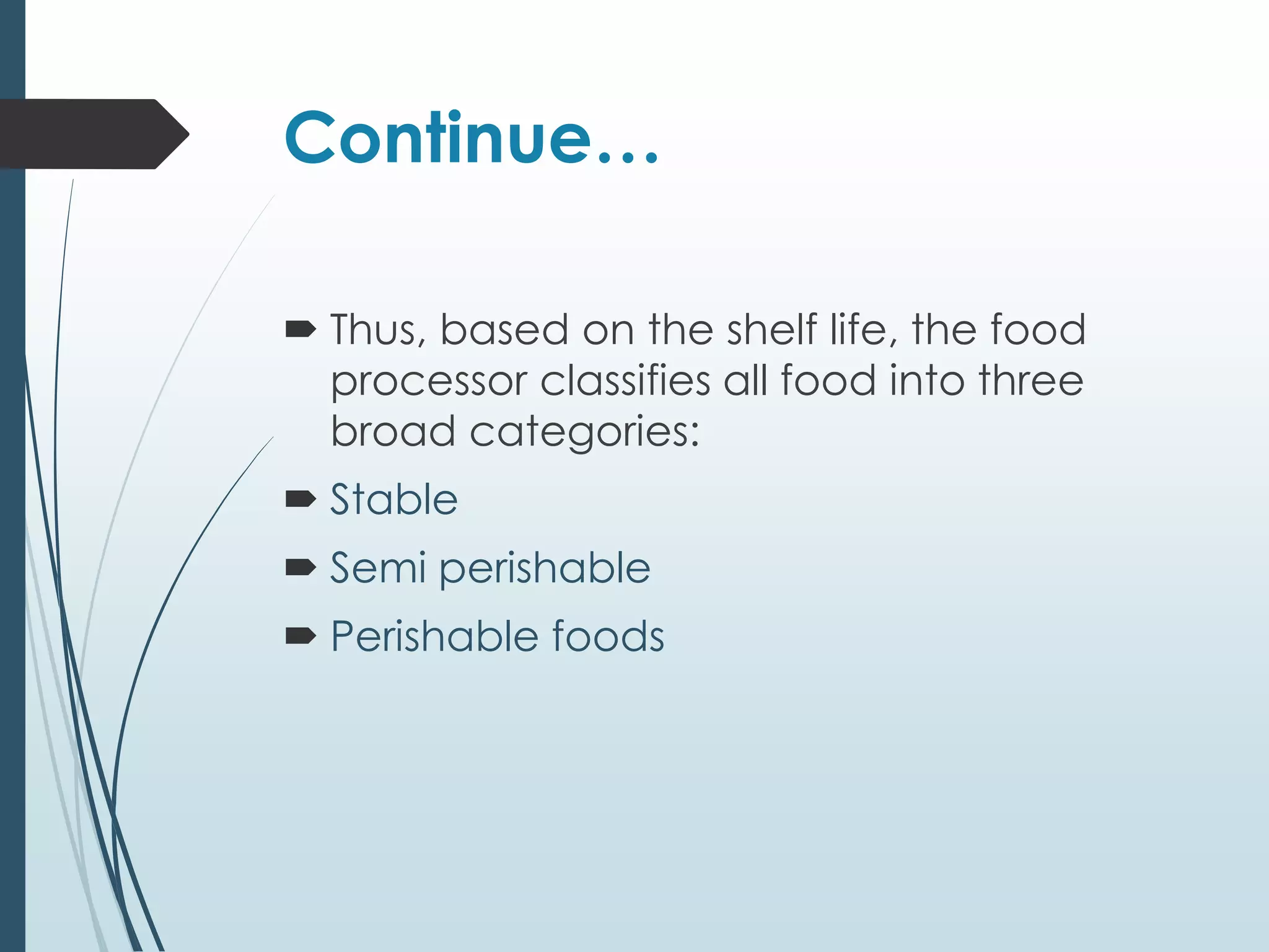 Classification of food | PDF