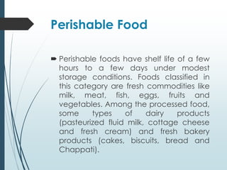 Classification of food | PDF