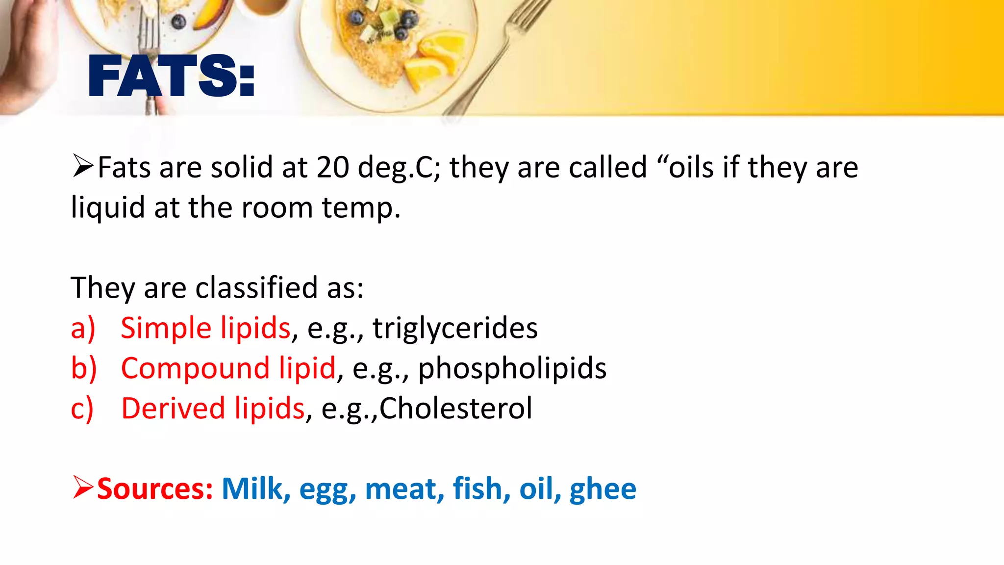 Classification of food | PPTX