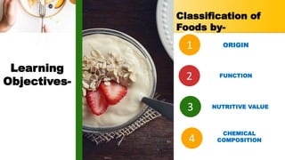 Classification of food | PPTX