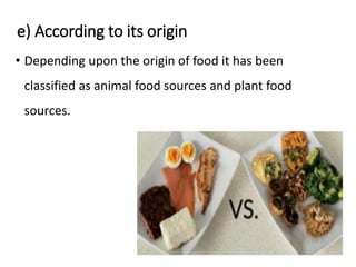 Classification of food | PPTX